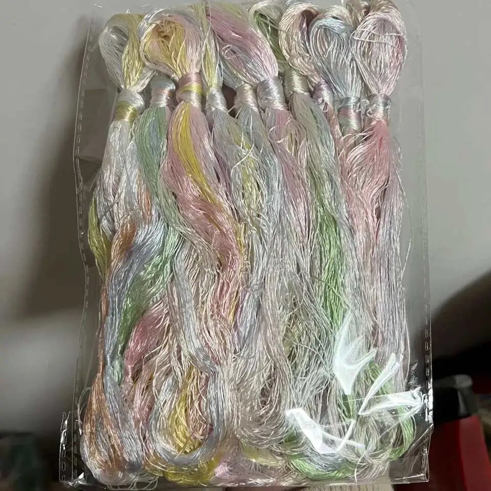 Шелковая нить для вышивки Pure Color Fairy 50 colors