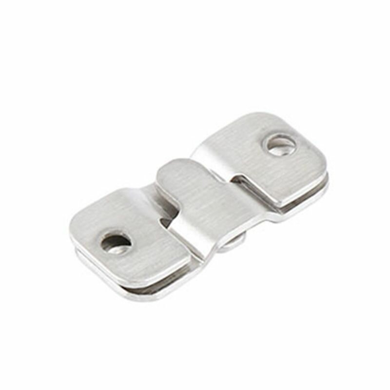 Пряжка для соединения мебели-серебристая-S