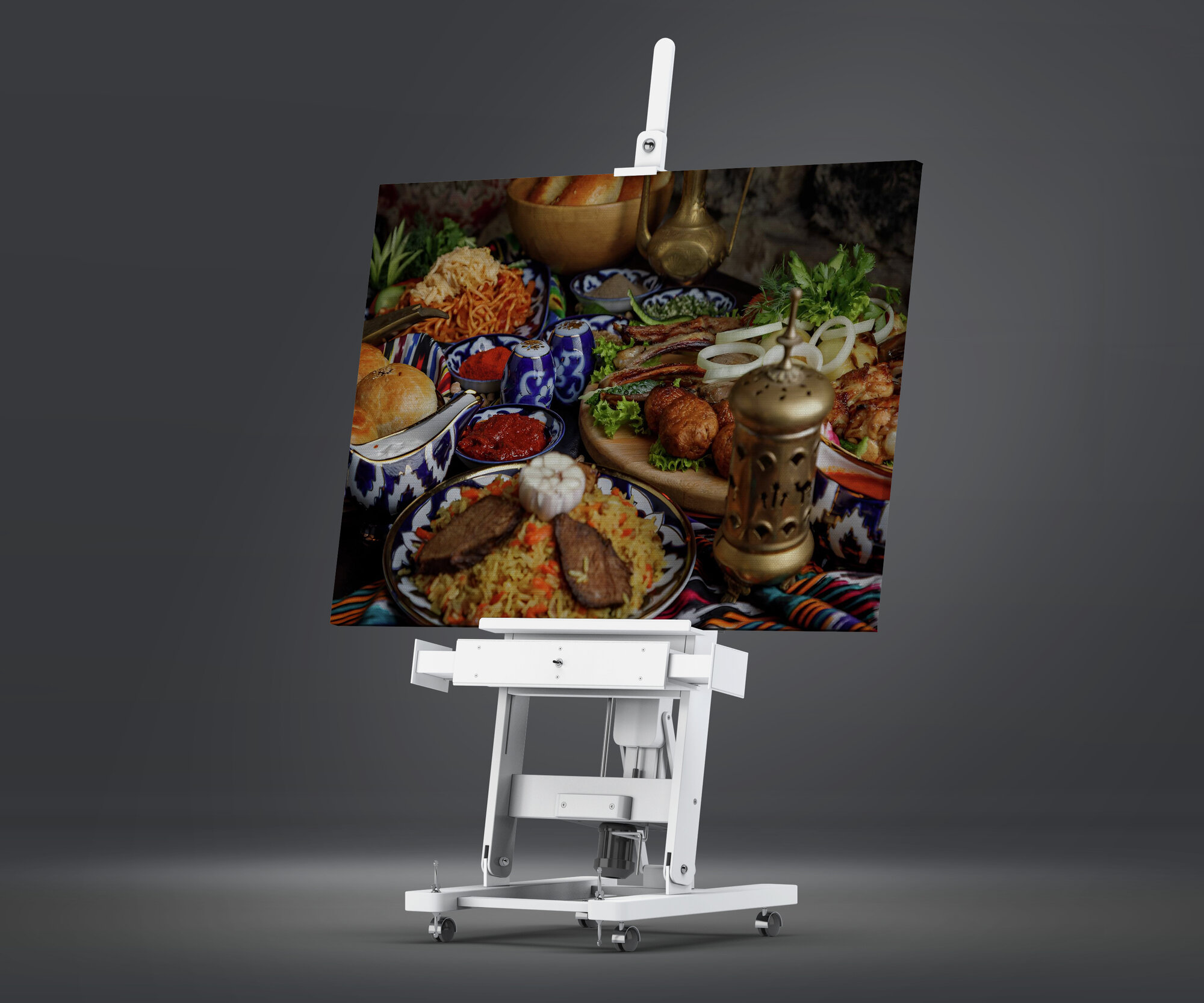 Картина "Узбекистан-7", 40х60, ОренХолст, картина на подрамнике.