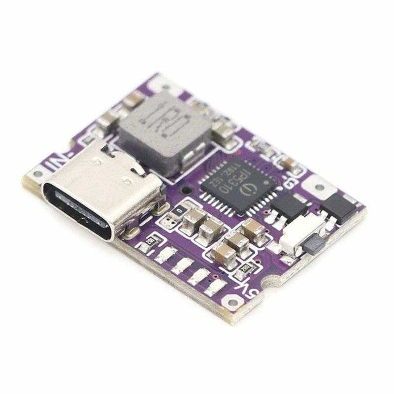 (1 шт.) Плата Power Bank (зарядка/разрядка 3A) - Один порт Type-C
