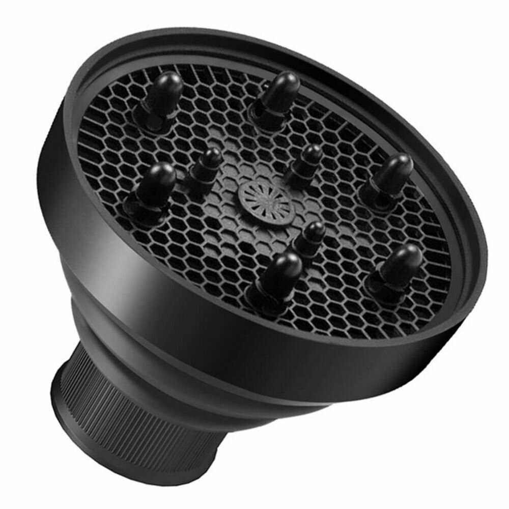 Универсальный ной диффузор для фена, ной портативный ной дизайн для путешествий, подходит для большинства фенов - черный
