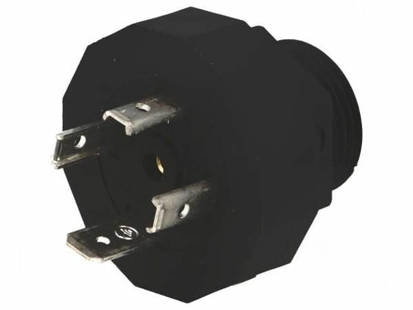 Разъем Hirschmann Electronics GmbH & Co KG GSP3M20, соленоидный, гнездо, "папа", 16 А, 400 В, прямой