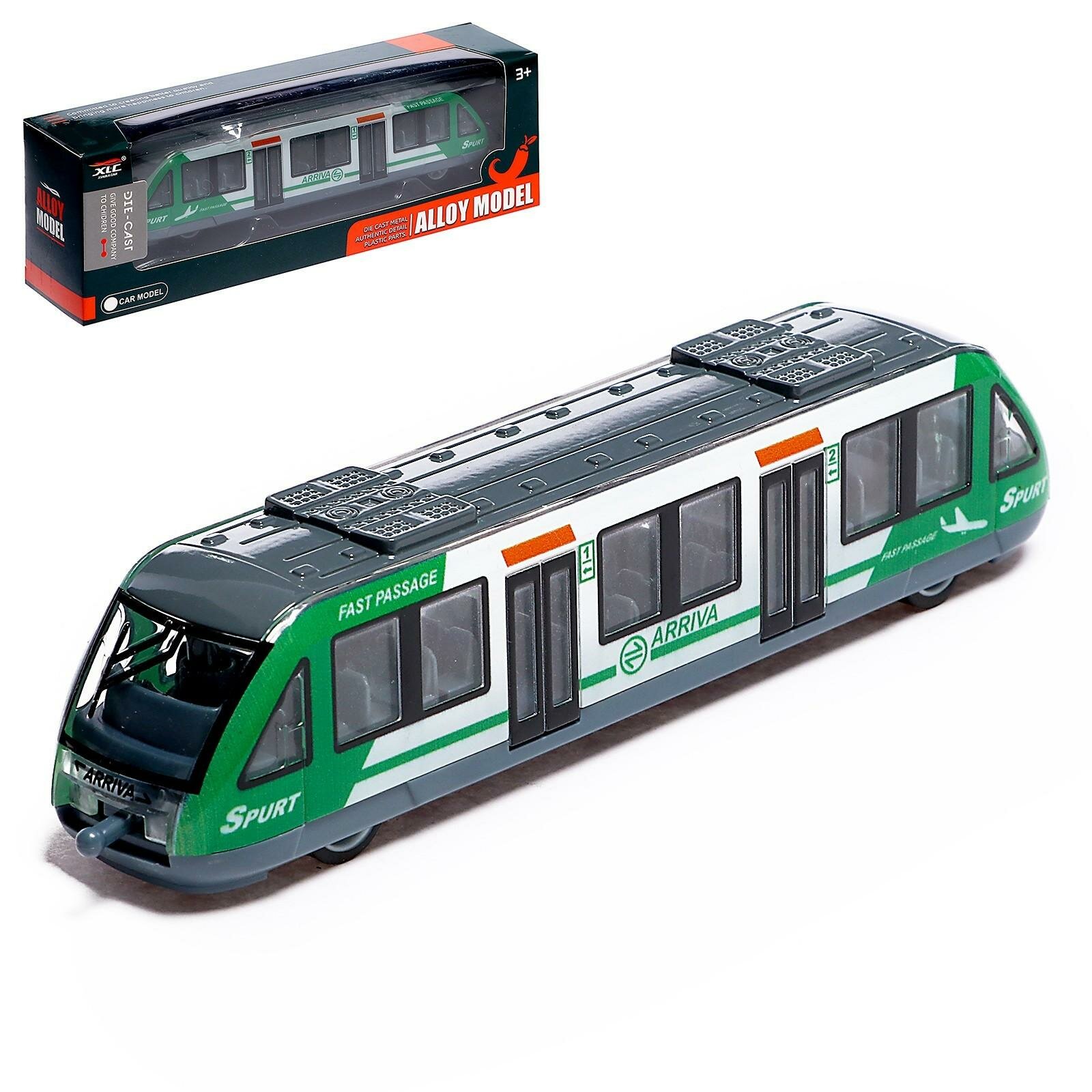 Поезд ЛАС играс "Метро", со сцепкой, инерция, пластик, цвет микс, от 3 лет