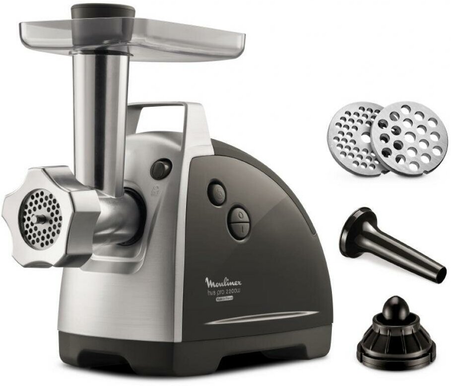 Мясорубка Moulinex HV8 PRO 4в1 ME686832 [2200Вт; 62мм; 4,5кг/мин]