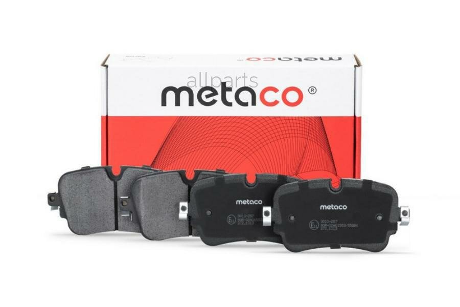METACO 3010-287 Колодки тормозные задние дисковые к-кт Audi Q7 [4M] (2015>), VW Touareg (2018>)