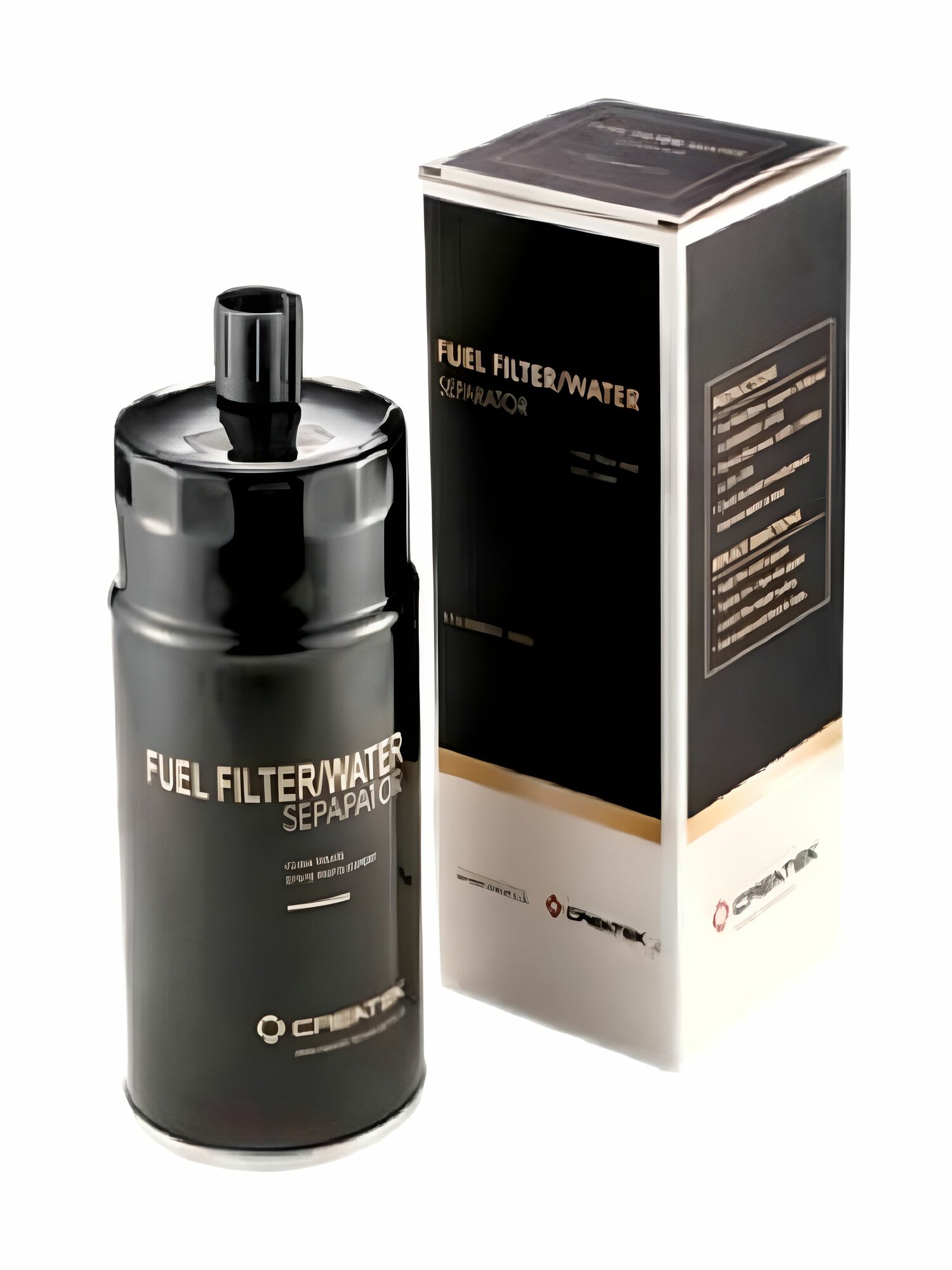 Фильтр топливный грубой очистки SHACMAN, HOWO, FOTON, SITRAK и FAW J6, резьба M24x1.75 мм от CREATEK Арт. 612630080203