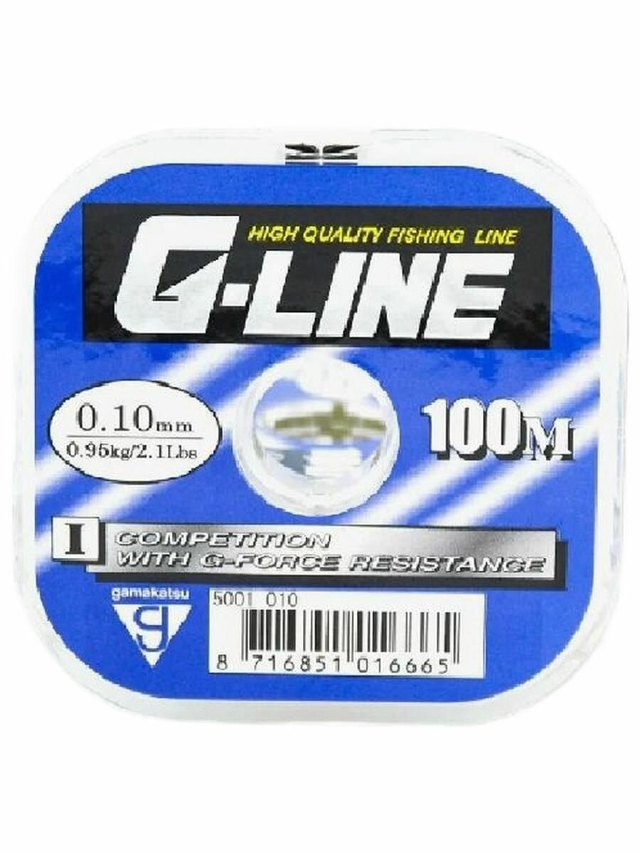 Леска монофильная для летней рыбалки Gamakatsu G-Line COMPETITION 100/010