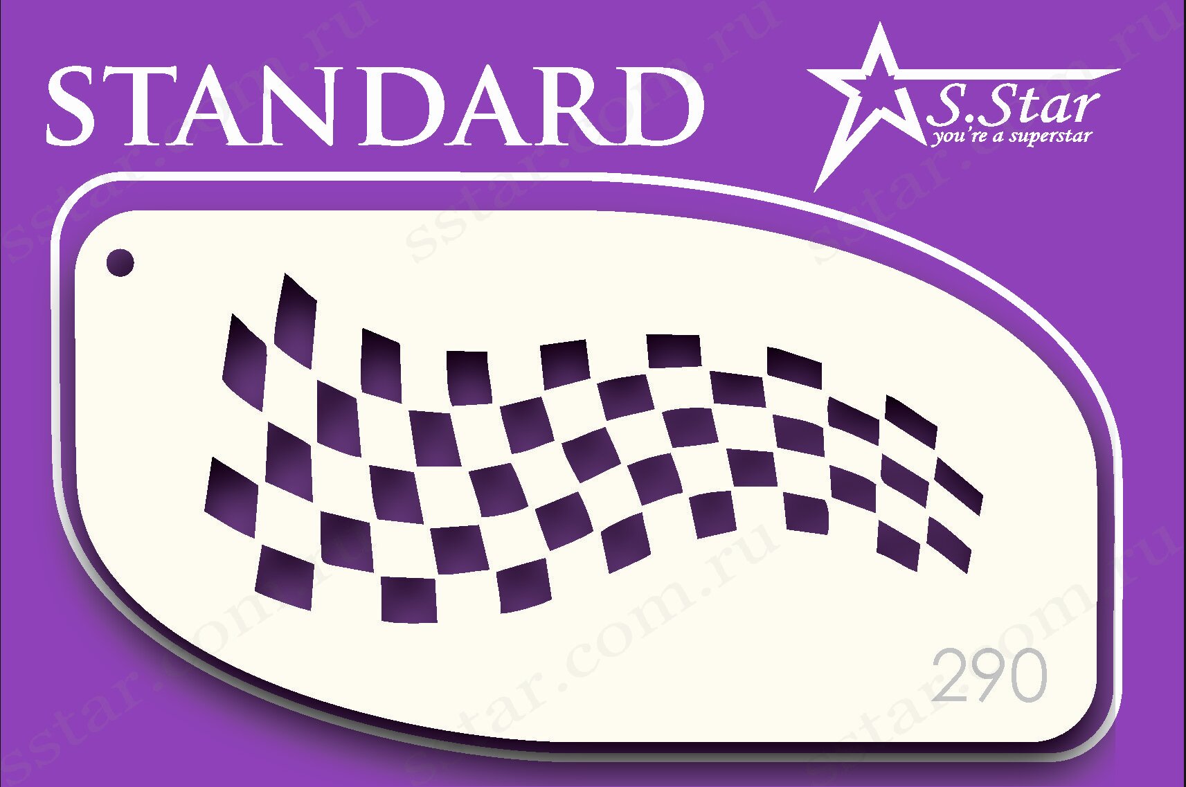 Трафарет для аквагрима постоянного пользования