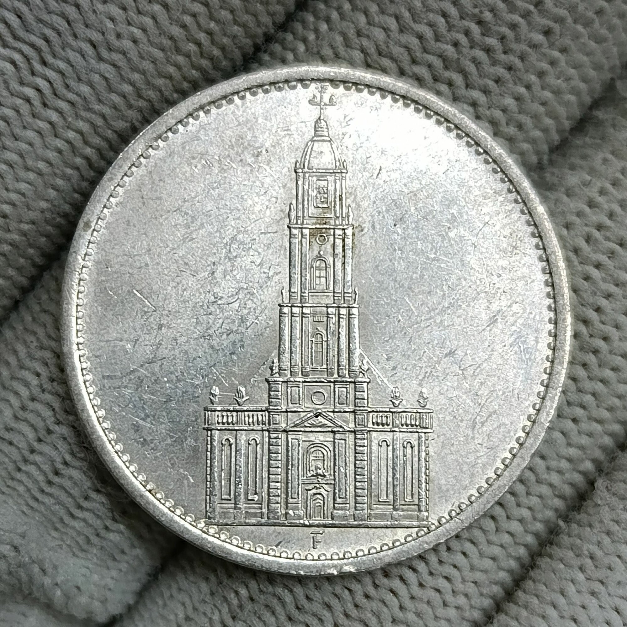 Германия 5 марок 1934 года F