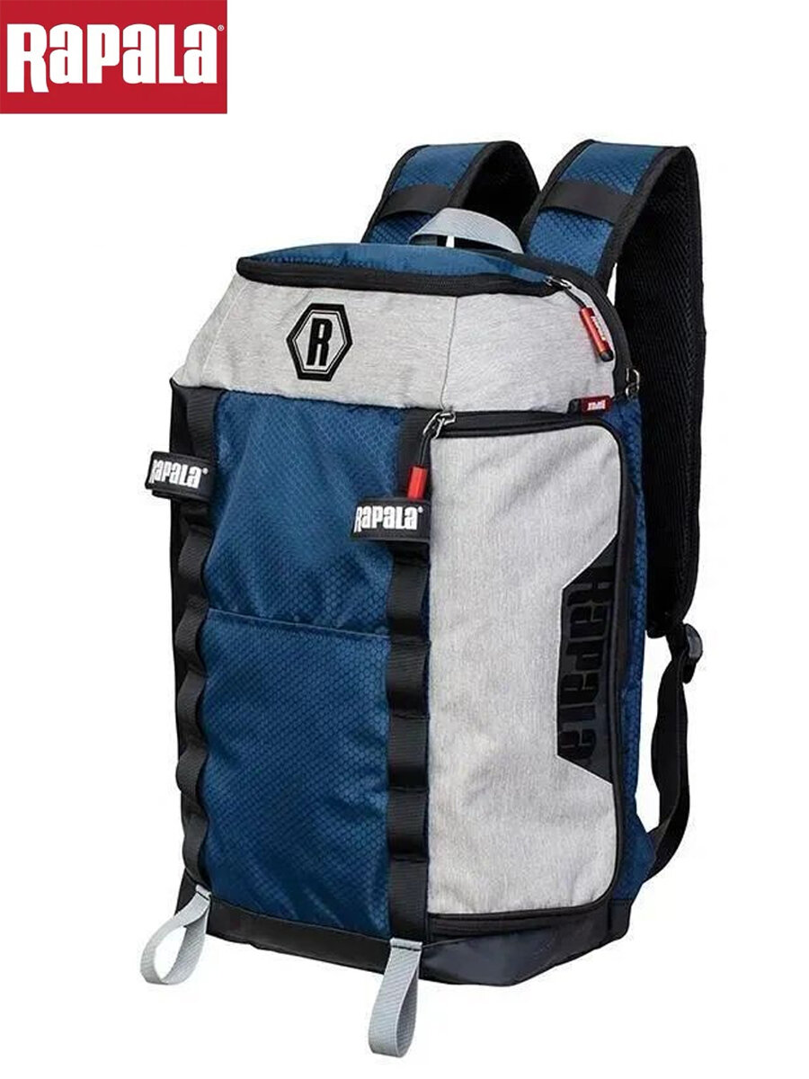 Рюкзак RAPALA CountDown, размер 46х32х13 см, Синий, серый-Праздничные подарки
