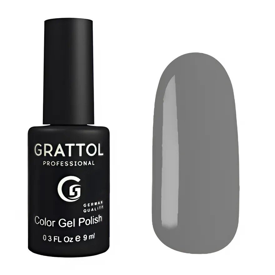 Grattol Color Gel Polish Graphite - Гель-лак для ногтей GTC173, 9мл