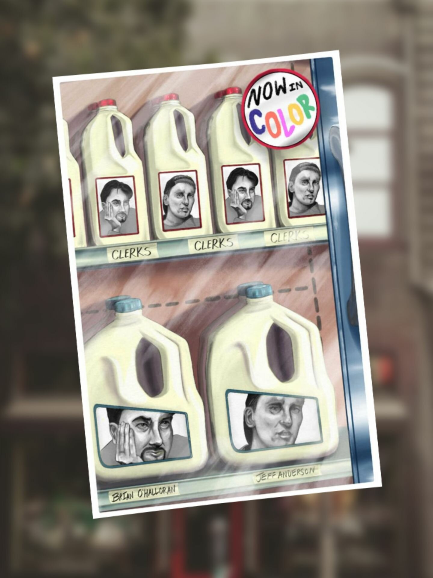 Постер "Клерки" в стиле pinterest, формат А3, 297 х 420 мм, глянцевый