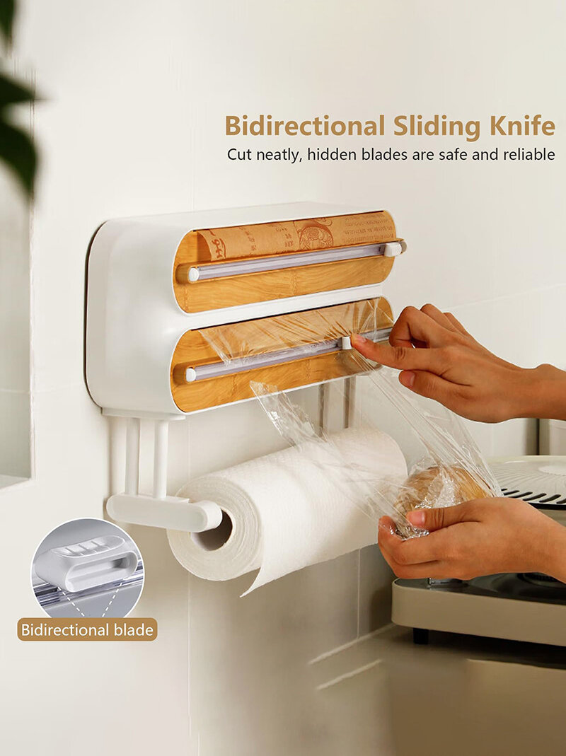 Держатель Кухонный Для Фольги И Пленки С Резаком