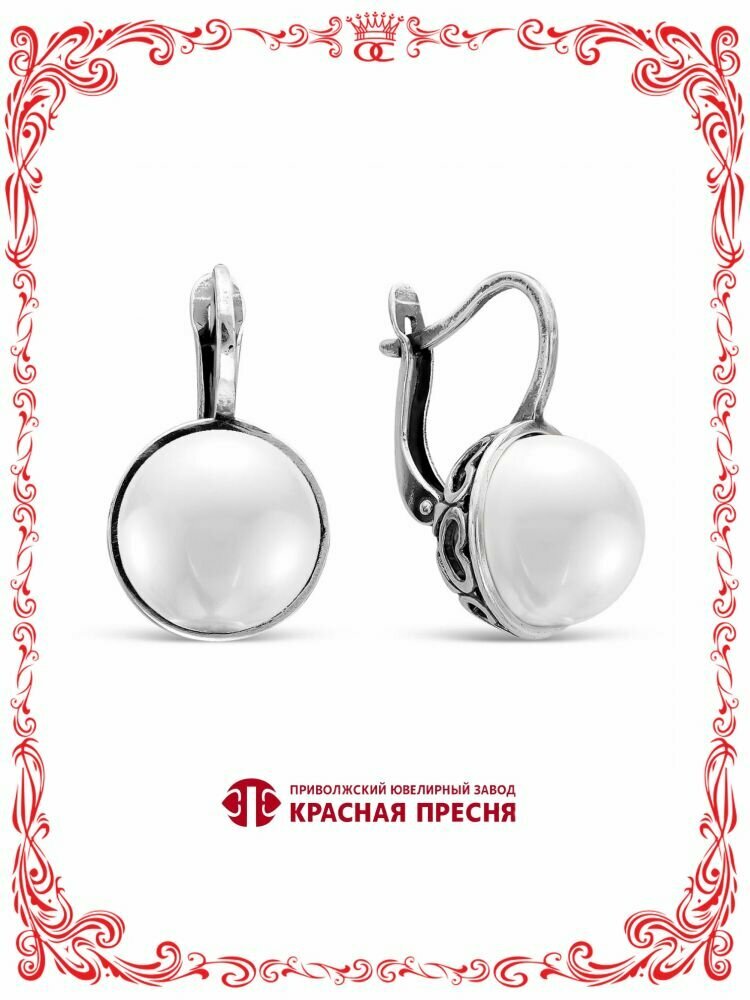 Серьги, жемчуг имитация