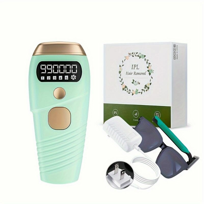 Лазерная эпиляция уровня 5, ЖК-дисплей IPL, постоянный безболезненный электрический женский аппарат для лазерной эпиляции бикини всего тела
