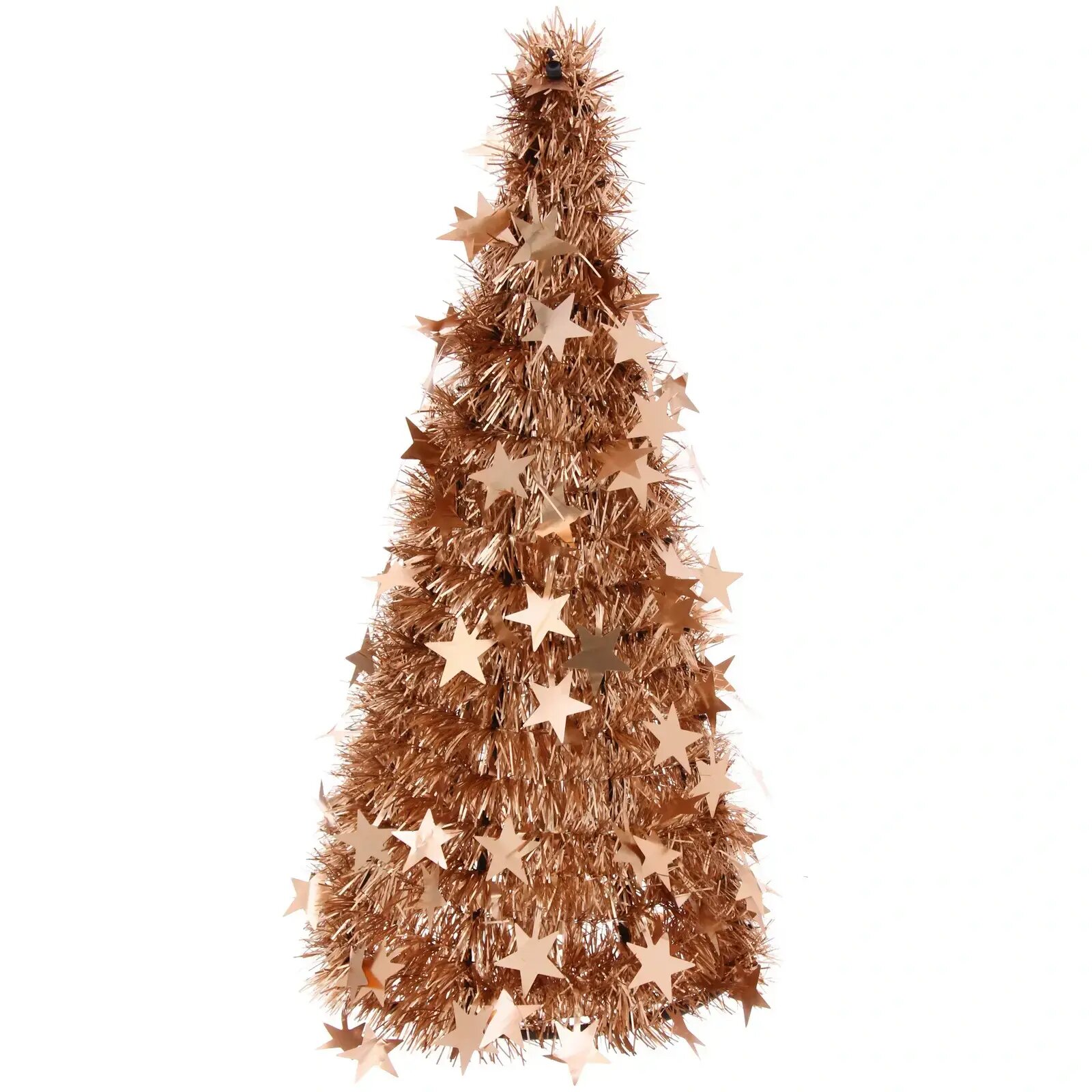 Елка декоративная TINSEL «Звездный путь» 50см, розовое золото, материал ПВХ