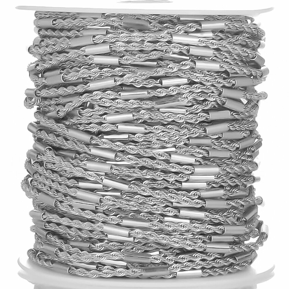 Цепочка из нержавеющей стали, цвет Steel, 1 метр