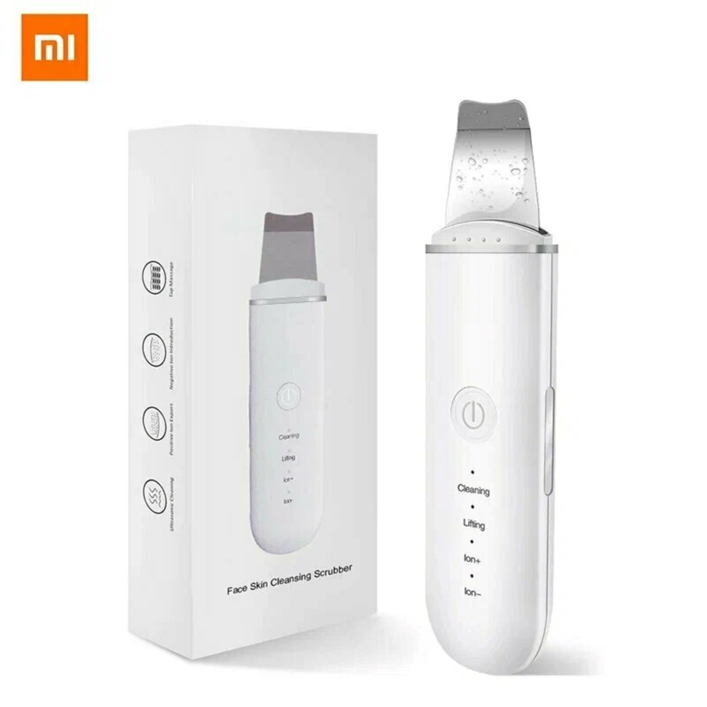 Вибромассажер для лица Xiaomi, 4 в 1, для лечения акне, массаж, пилинг, омоложение