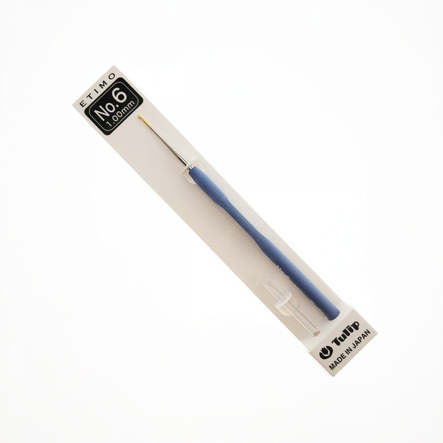 Крючок для вязания с ручкой ETIMO 1мм, Tulip, T13-6e