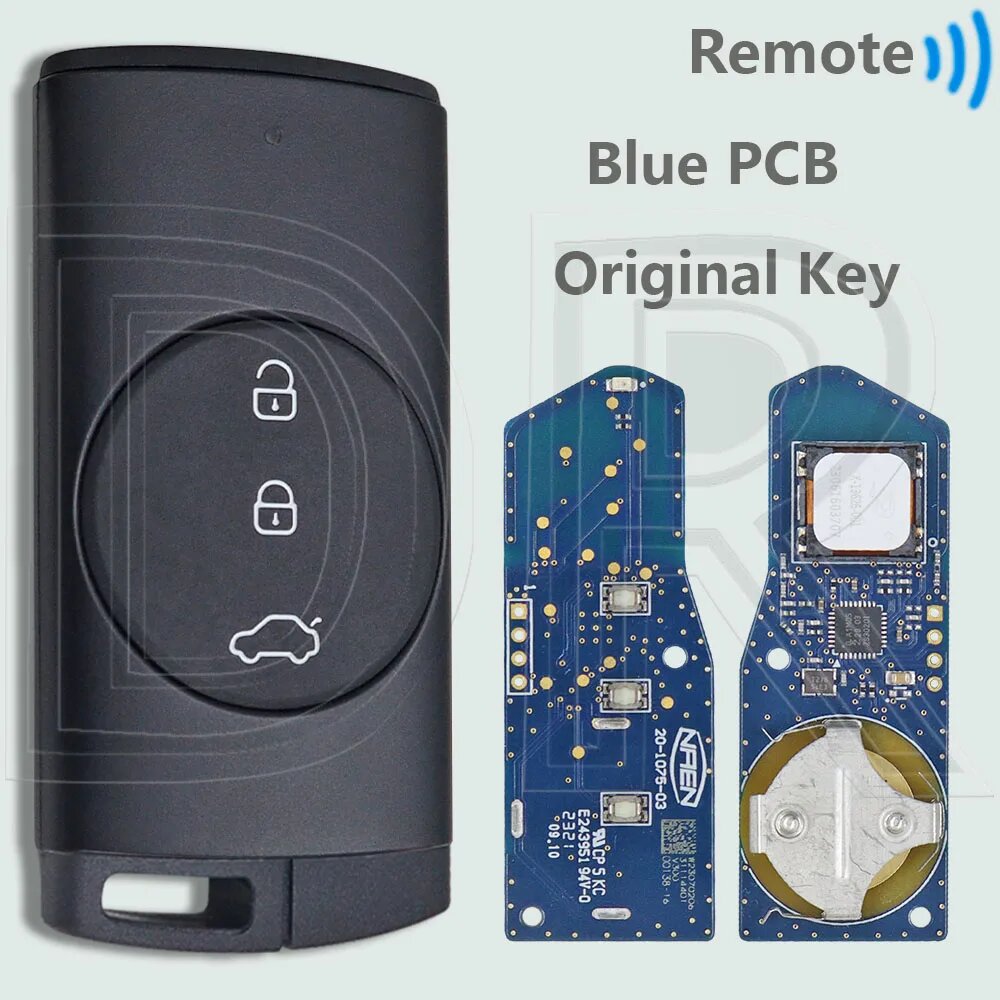 DR оригинальный чип 4A 433 МГц Keyless Go автомобильный дистанционный ключ для Chery Exeed Vantas TX TXL LX New Tiggo 3X 5X 7 Plus 8 Plus Black With Blue