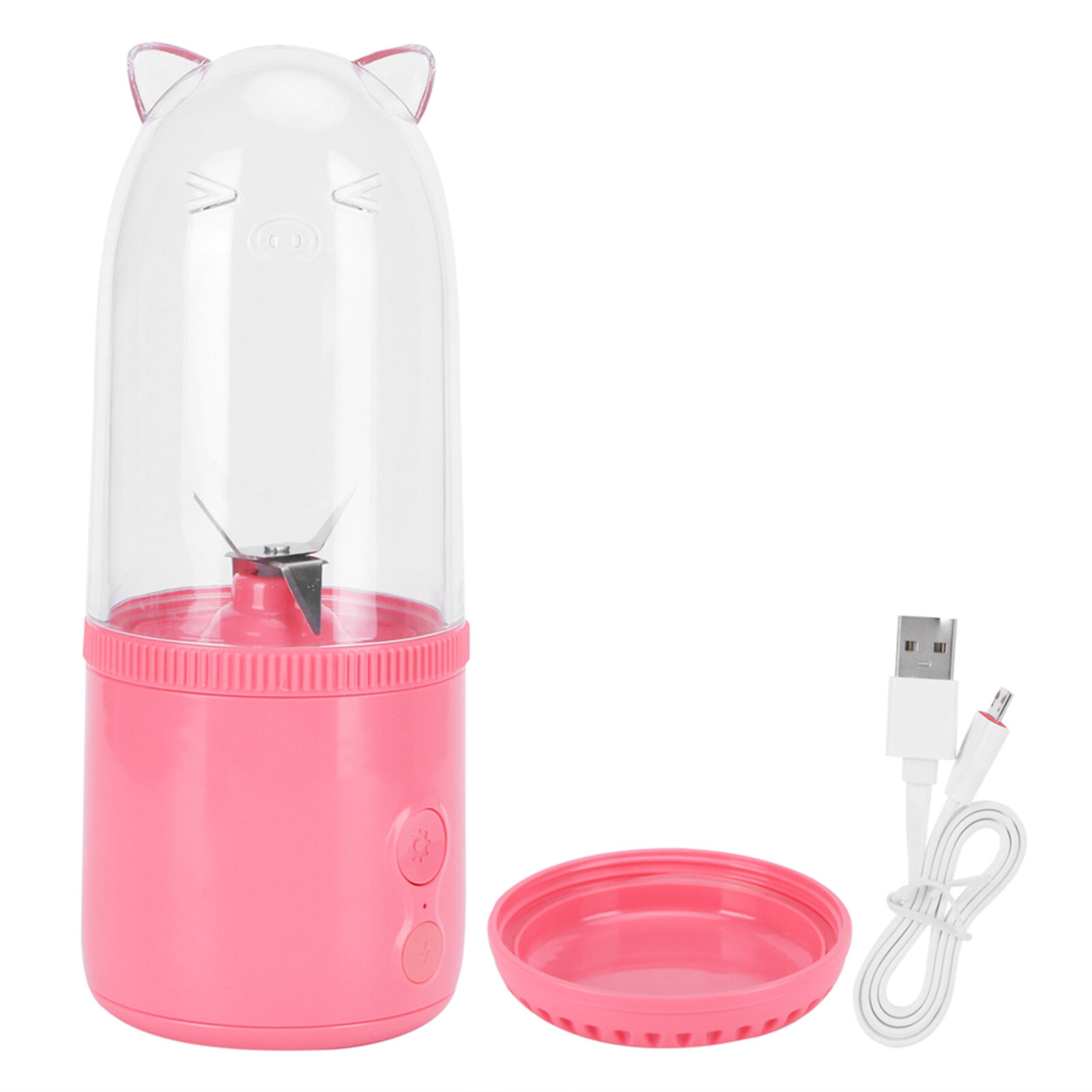 500 мл портативного маленького блендера USB Аккуратный фруктовый соковыжималка 4 лезвия смешивание обновления из купинка