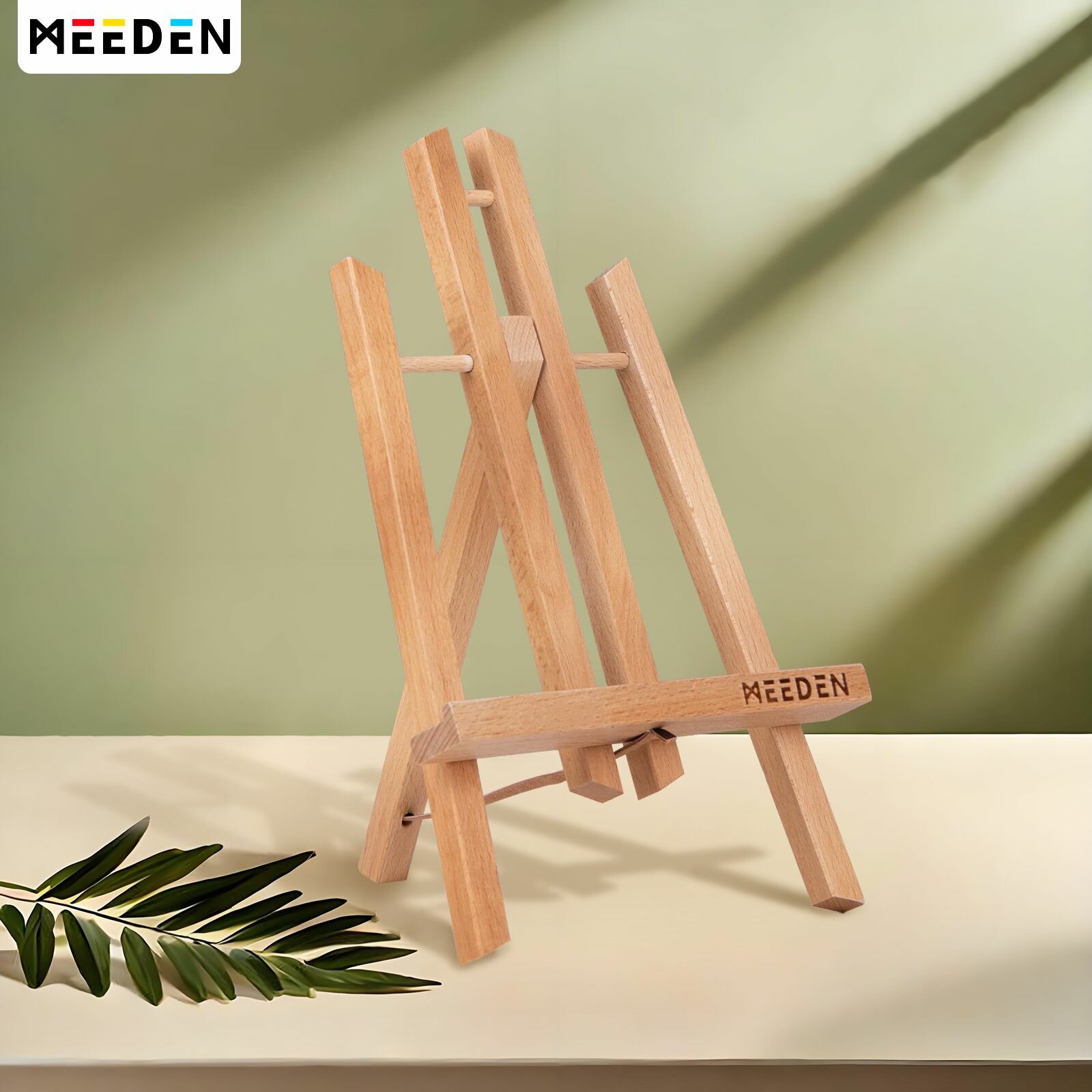 Настольные мольберты MEEDEN, бук, тренога, портативные, коричневые