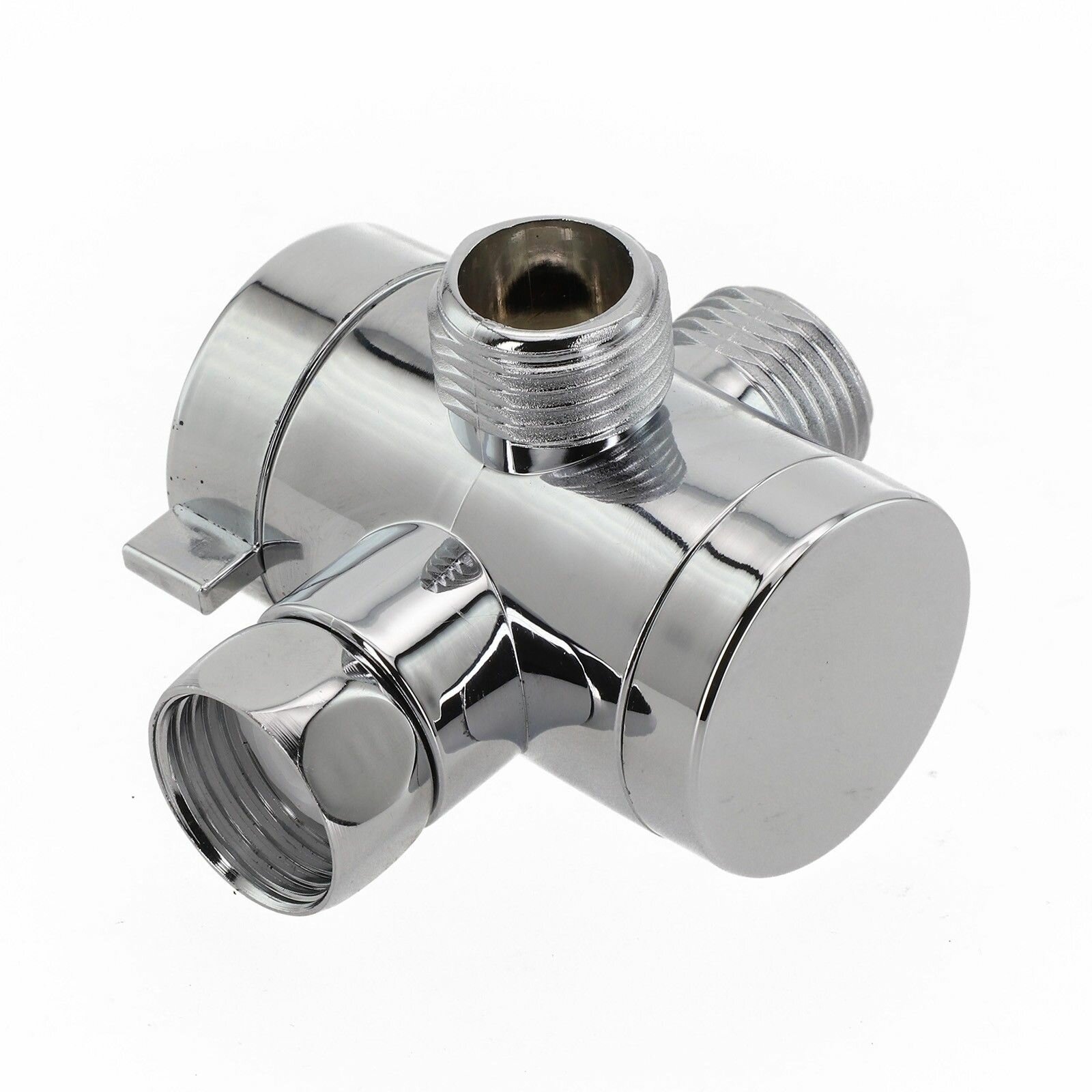 OZ-VGVR 1/2 " для BSP Chrome 3-ходовой тройник-адаптер для душа, распределительный клапан для смесителя для ванны
