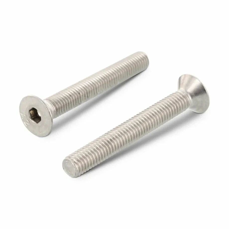 Винт, DIN 7991 M10x70, А2, нержавейка, потай, внутренний шестигранник 2 шт