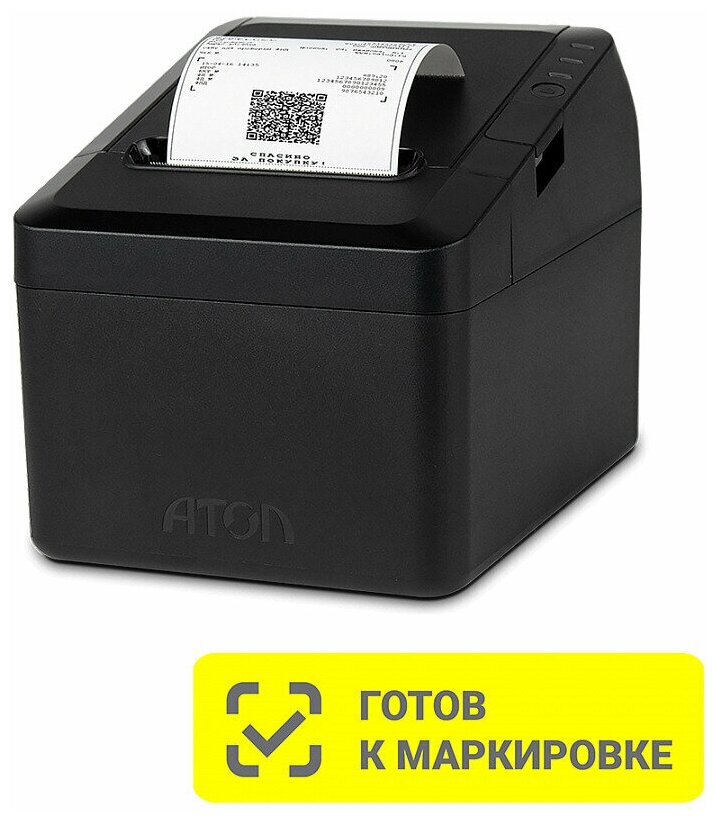 ККТ АТОЛ 27Ф. Черный. Без ФН. USB. RS-232. Ethernet. 5.0