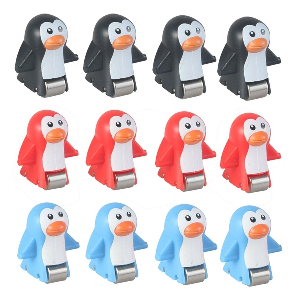 Electric Climbing Stair Toy Figure Doll Set for Children Track Toy Accessories 12PCS Stair Toy Part Penguins Figurine