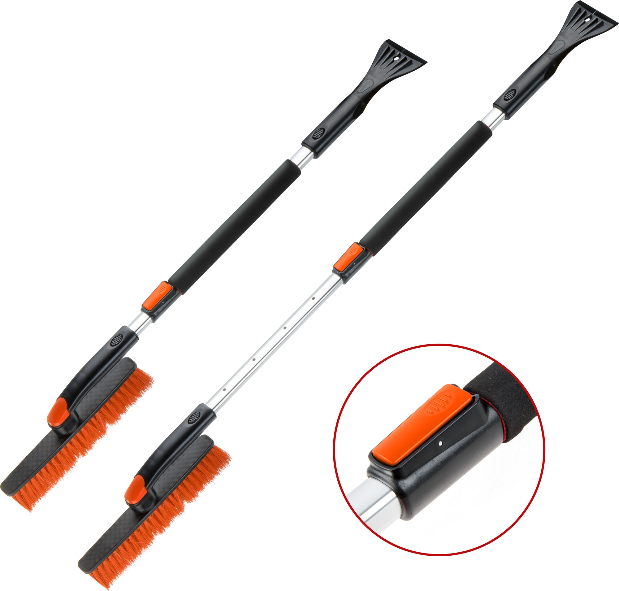 Щетка для снега 99-127 см со скребком телескопическая STARTUL Profi (ST9080-06)