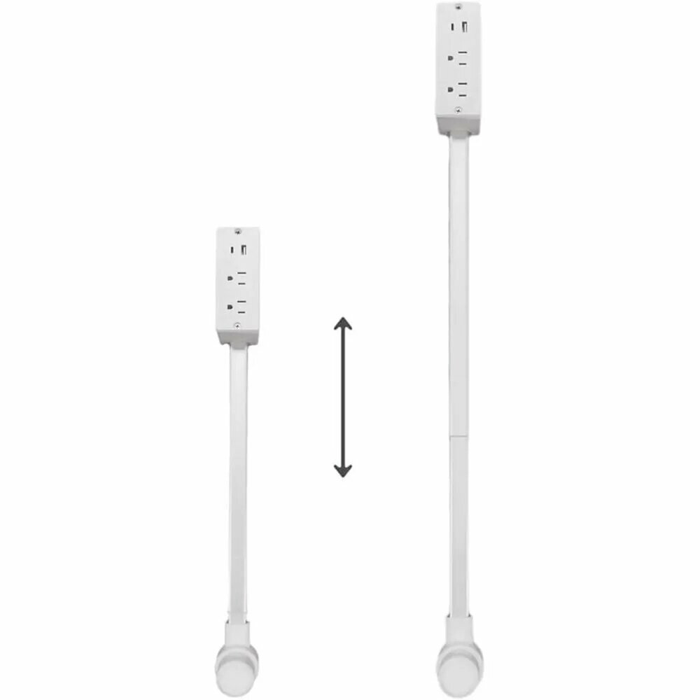 Удлинитель с розеткой 2AC USB-A USB-C для настенного зарядного устройства