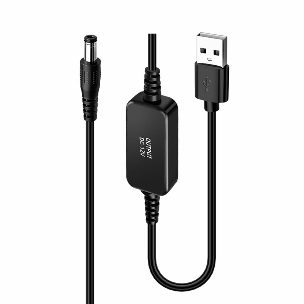 Кабель повышения напряжения от 5 В до 12 В, кабель мобильного маршрутизатора питания, шнур питания