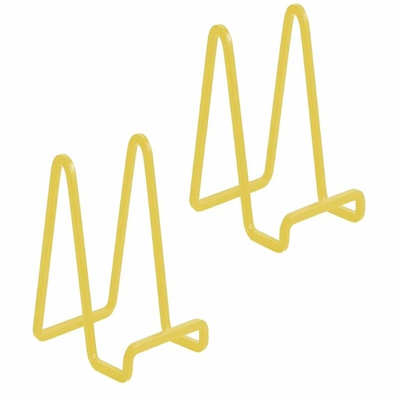 N-образный квадратный держатель для фоторамки из кованого железа-золотой 8 дюймов