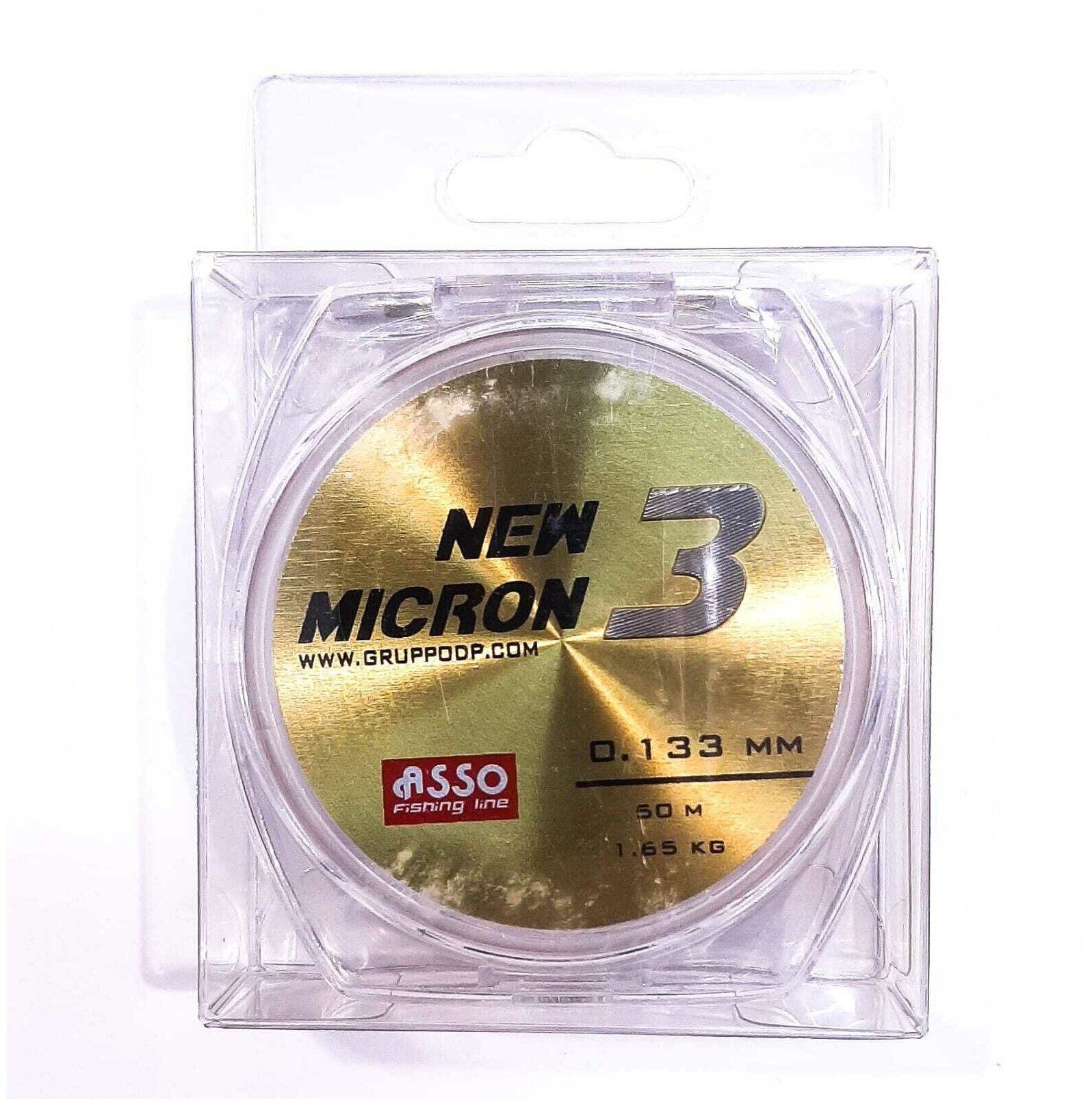 Леска ASSO Micron 3 0.133mm 50m