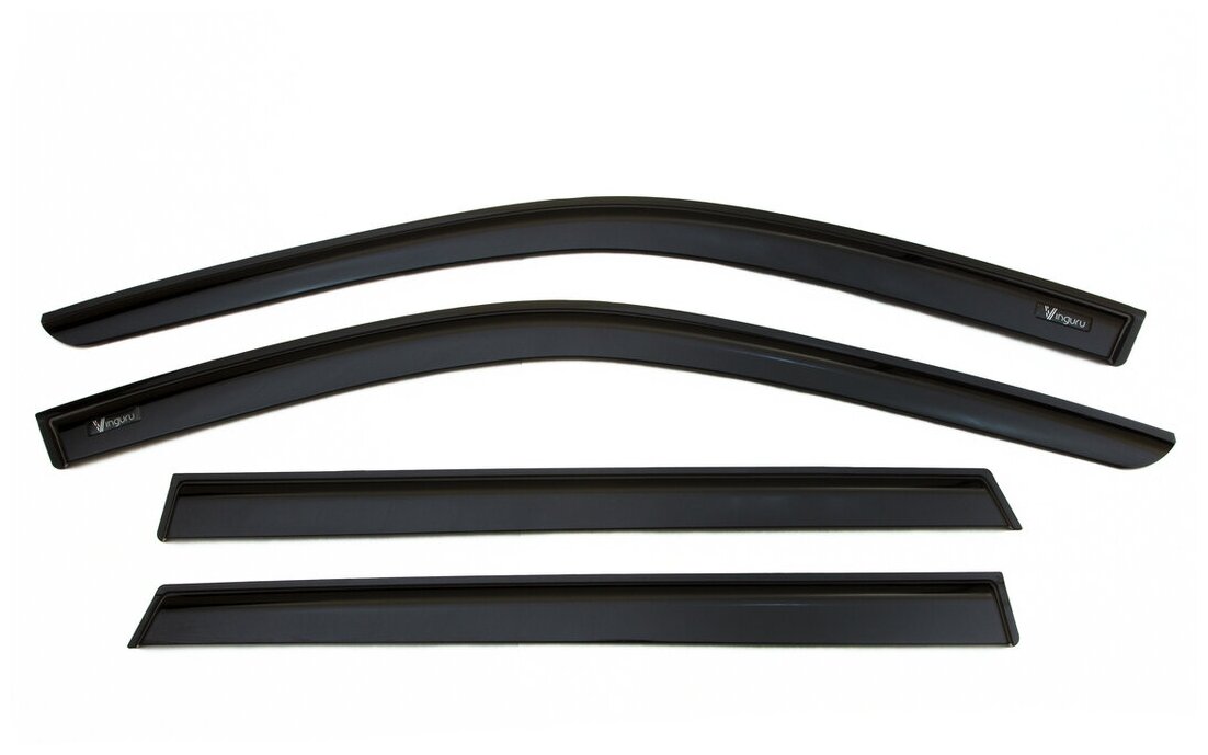 Дефлекторы окон Vinguru для LADA Kalina II 2013-2018 универсал, накладные, AFV89113