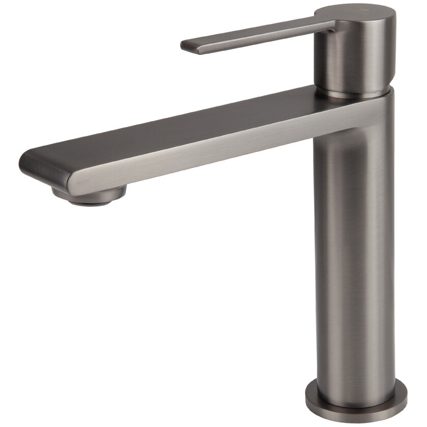 Смеситель Kaiser (Кайзер) Serio тюльпан для раковины вороненая сталь (05311-15)