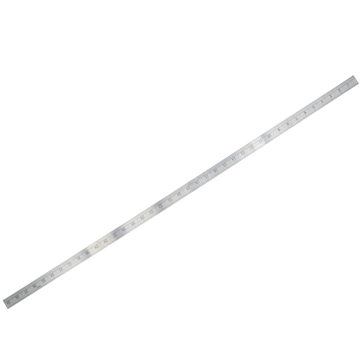 Метр портновский металлический 1 м ( шкакла в см и дюймах), серебристый, Арт Узор