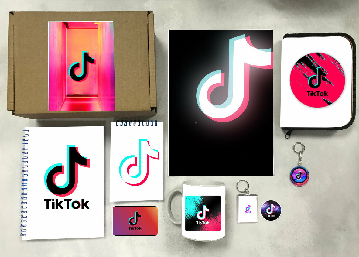 Бокс GOODbrelok принт "Тик Ток" - LB0009