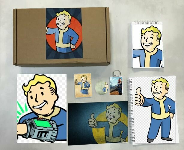 Бокс GOODbrelok принт "Фоллаут, Fallout" - 0002
