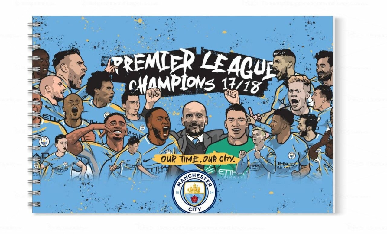 Альбом GOODbrelok А4 Манчестер Сити, Manchester City - 0002