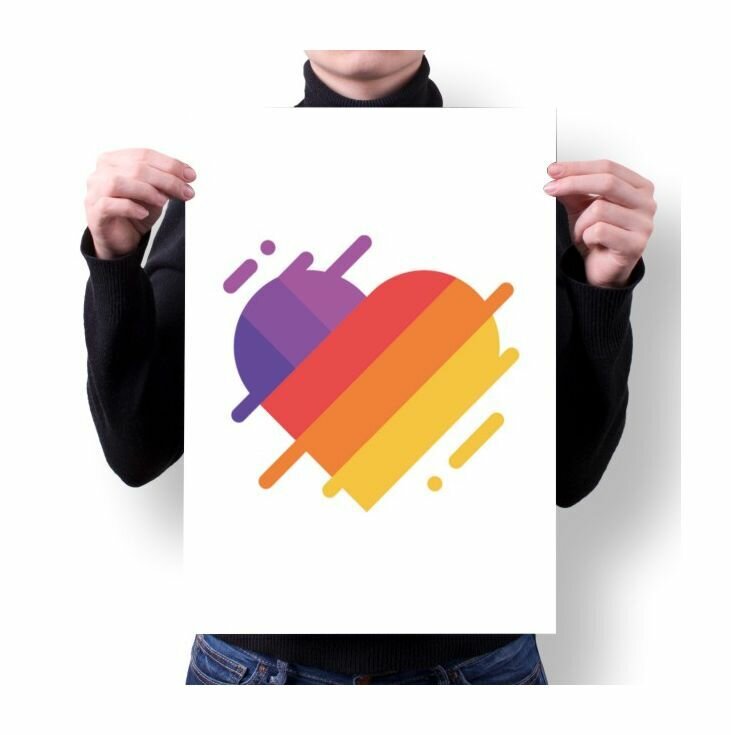 Плакат А4 принт Лайки Likee-8