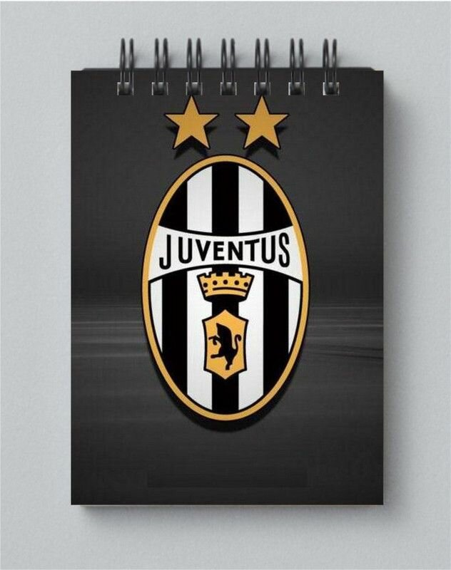 Блокнот GOODbrelok принт А5 Ювентус, Juventus - 0002