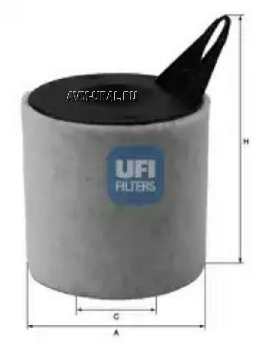 Фильтр воздушный UFI арт. 2759500