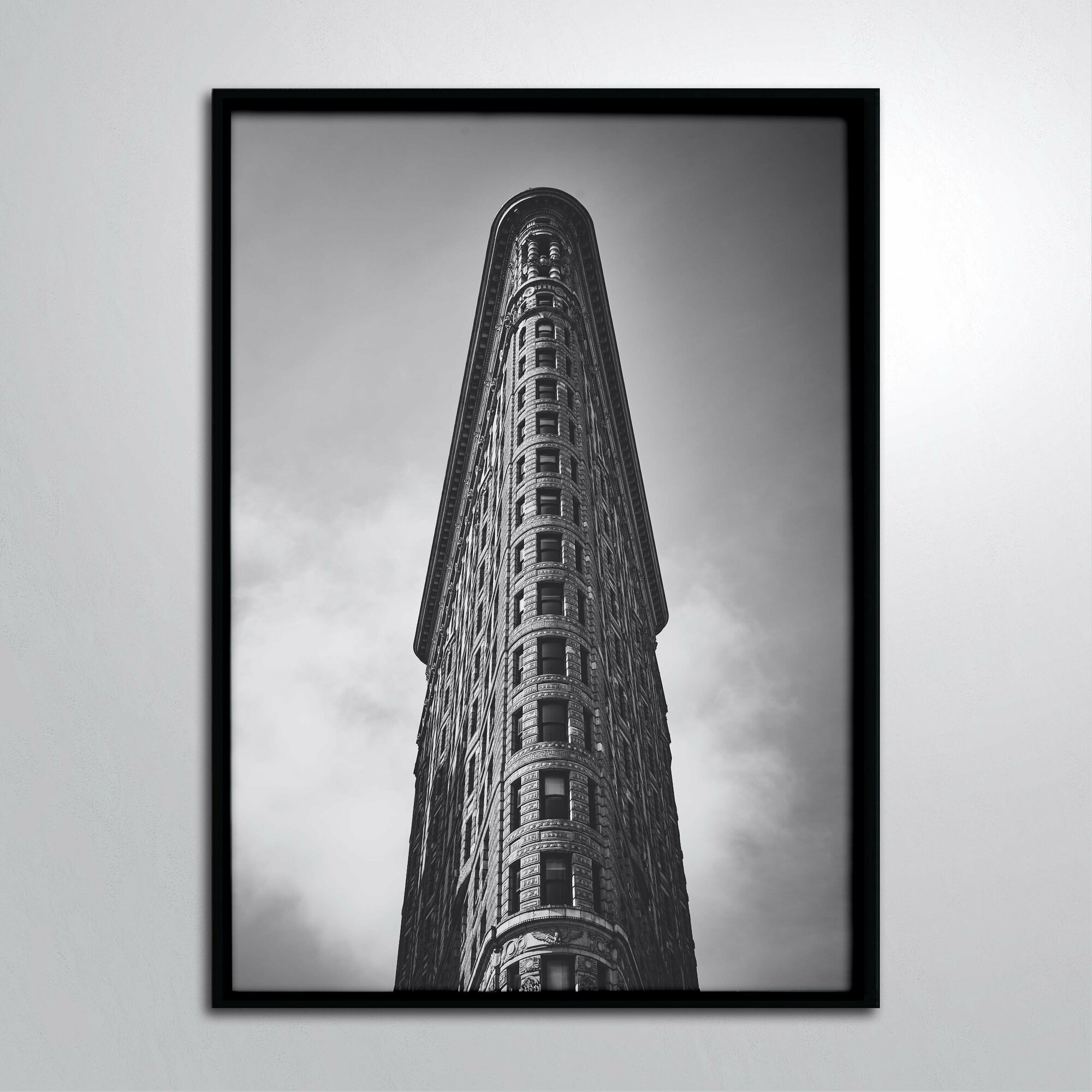 Постер без рамы/Постер для интерьера/Плакат интерьерный ЧБ Фотография Улица Нью Йорка (А2/420х594)