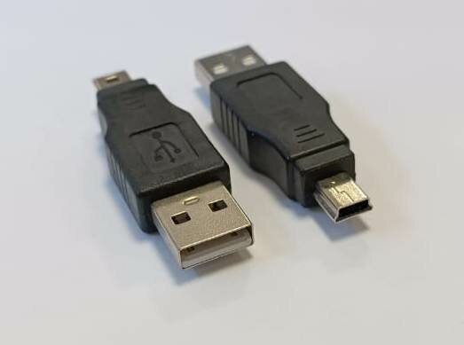 Переходник с вилки USB-2.0 тип A на вилку Mini-USB тип B