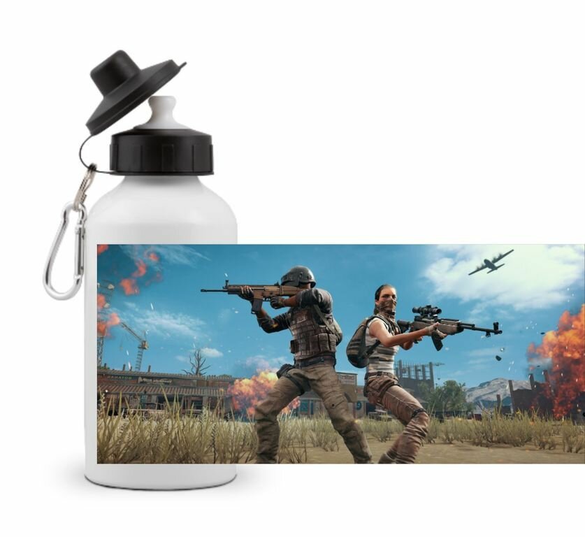 Спортивная бутылка PlayerUnknowns Battlegrounds, PUBG, пубг №8