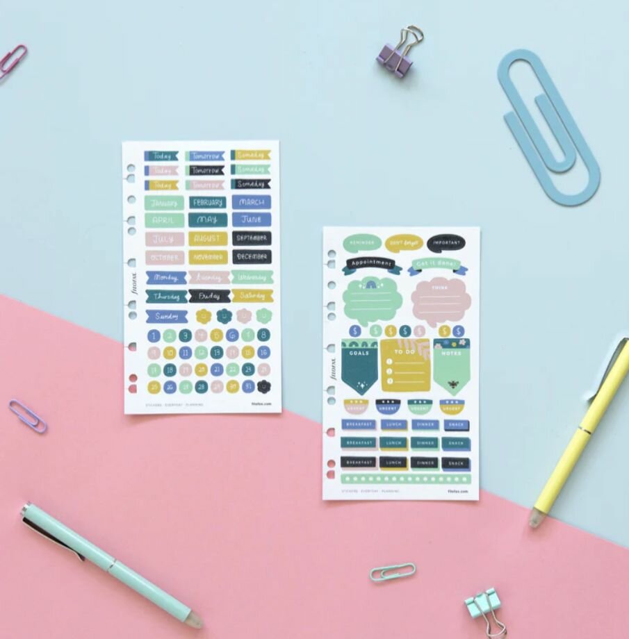 Набор стикеров FILOFAX Everyday Planning stickers для органайзеров, блокнотов, клипбуков 6 шт