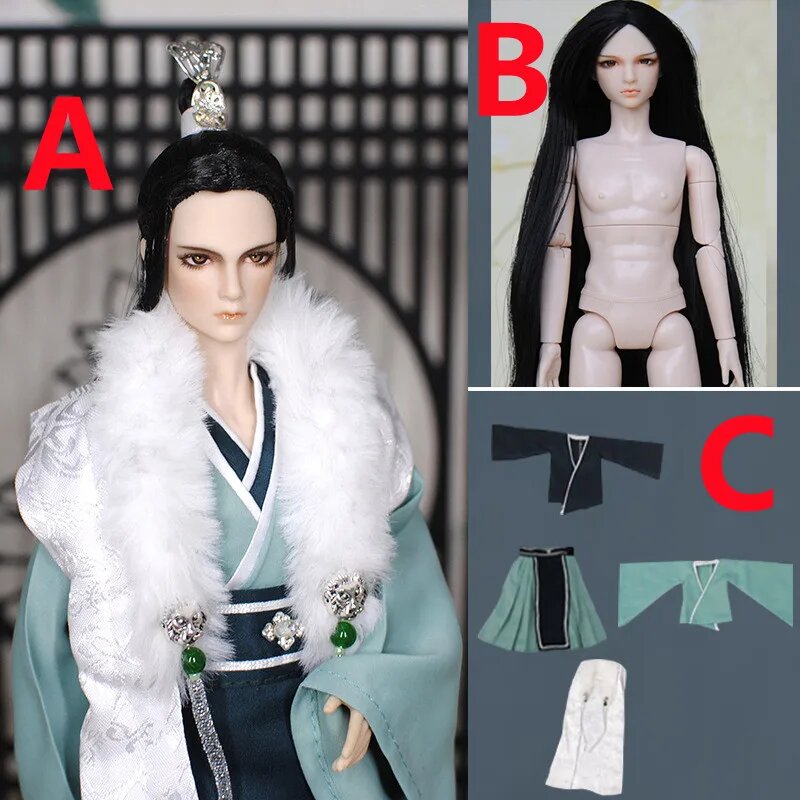 Кукла BJD, костюм в китайском стиле, цвет NO.5, только одежда (C)