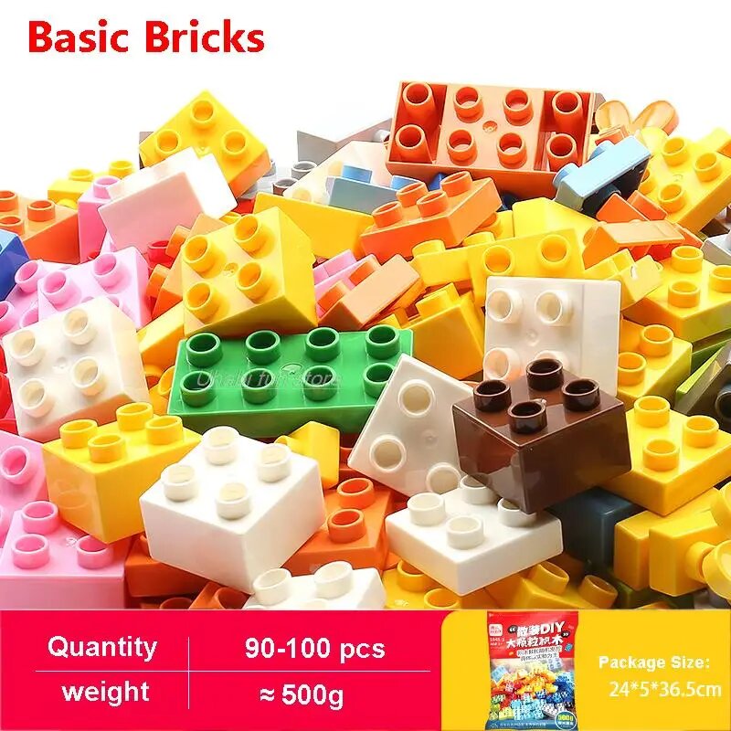 Конструктор Basic Bricks 90-100 шт, 500г